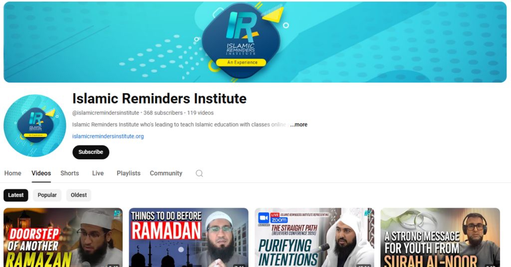 Meet our Institute Instructors – Islamic Reminders Institute